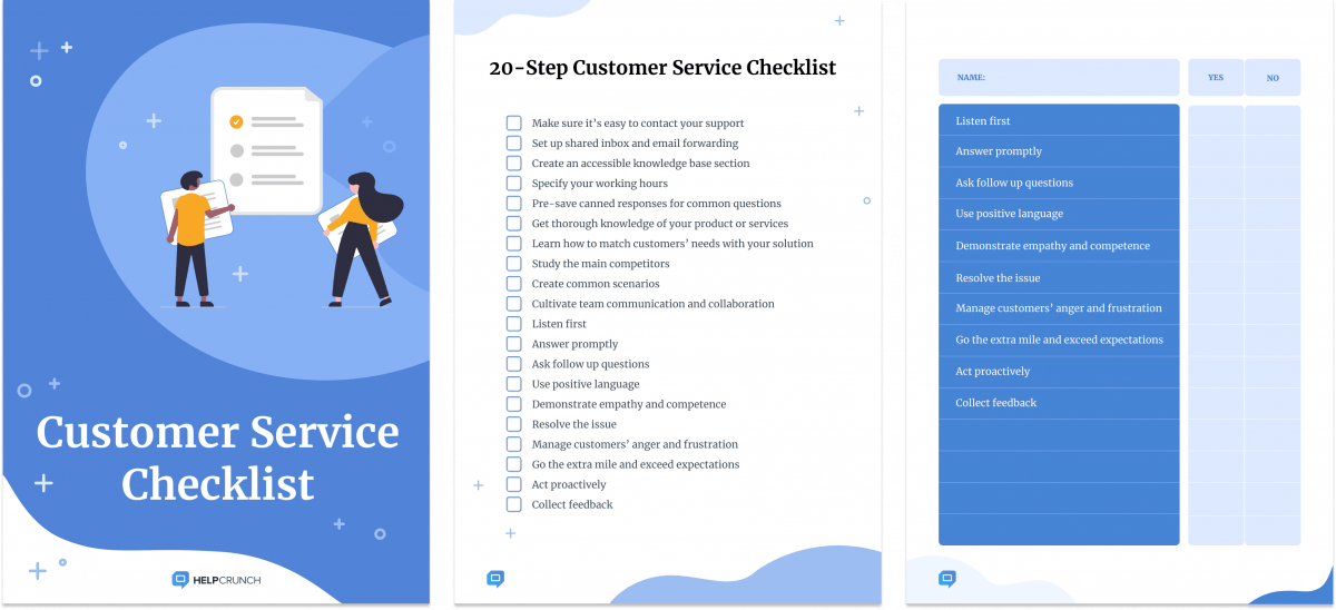 The Only Customer Service Checklist You’ll Ever Need | The HelpCrunch blog