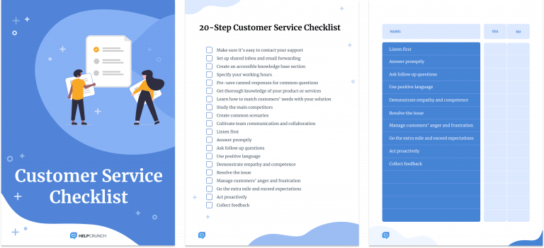 The Only Customer Service Checklist You’ll Ever Need | The HelpCrunch blog