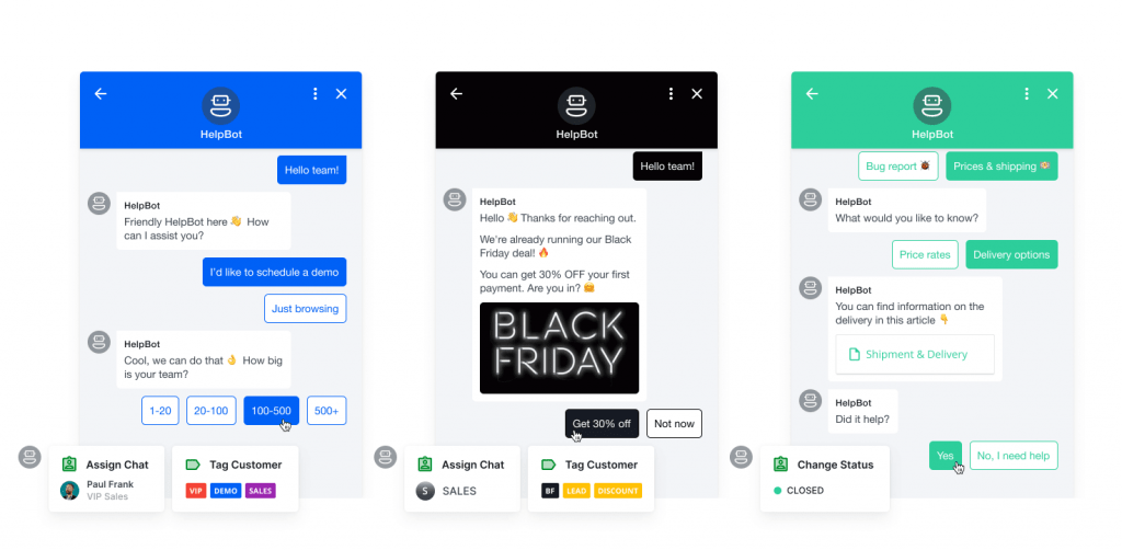 Top 9 Chatbot Templates to Launch on Your Website Today | The ...