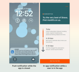 In-App Notifications vs. Push Notifications: Can You Tell the Difference? | The HelpCrunch blog